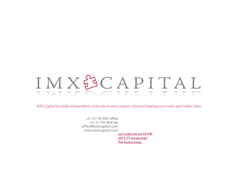 IMX Capital - Ondernemersvereniging Amstelveen