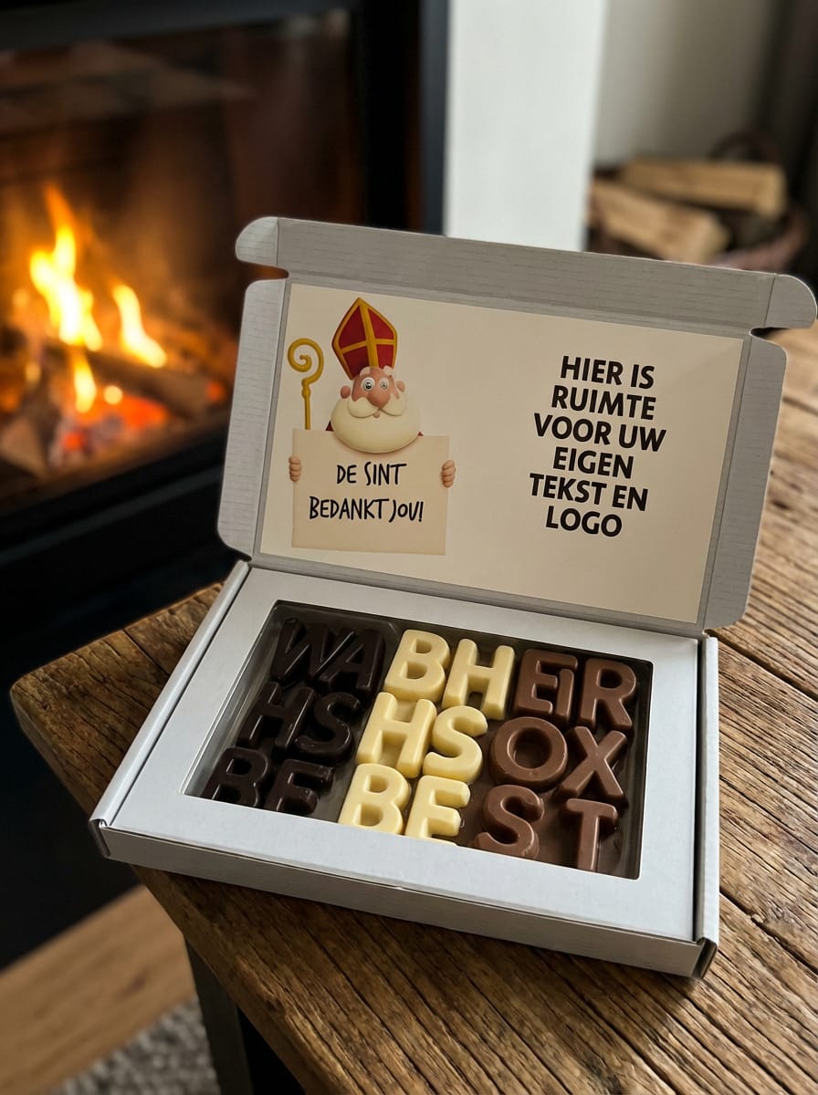 Sint chocolade met de post - chocoloco